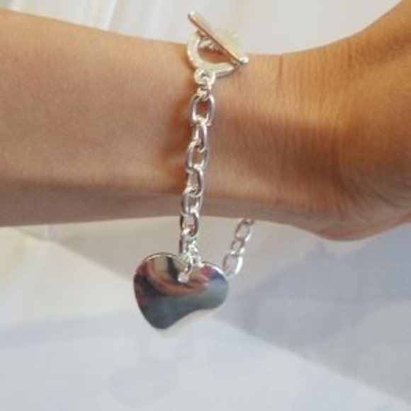 Jewelry | Heart Charm Bracelet | Poshmark
